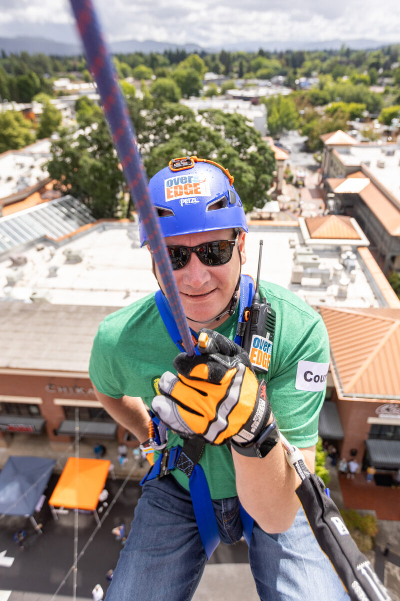 Kendall Eugene Goes Over The Edge with CASA! – Kendall Cares